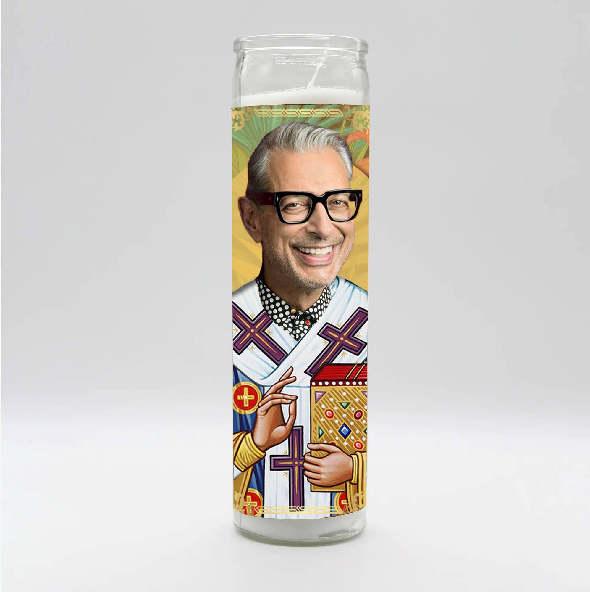 Saint Jeff Prayer Candle – Odd Bird Gifts