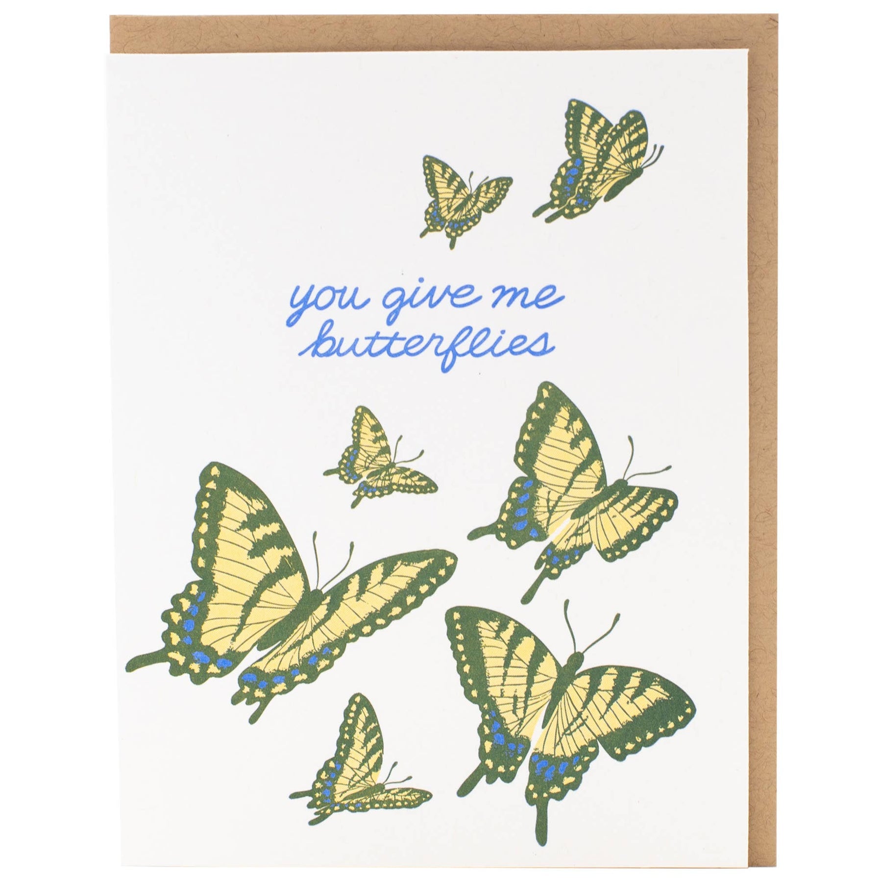 Swallowtail Butterflies Greeting Card – Odd Bird Gifts