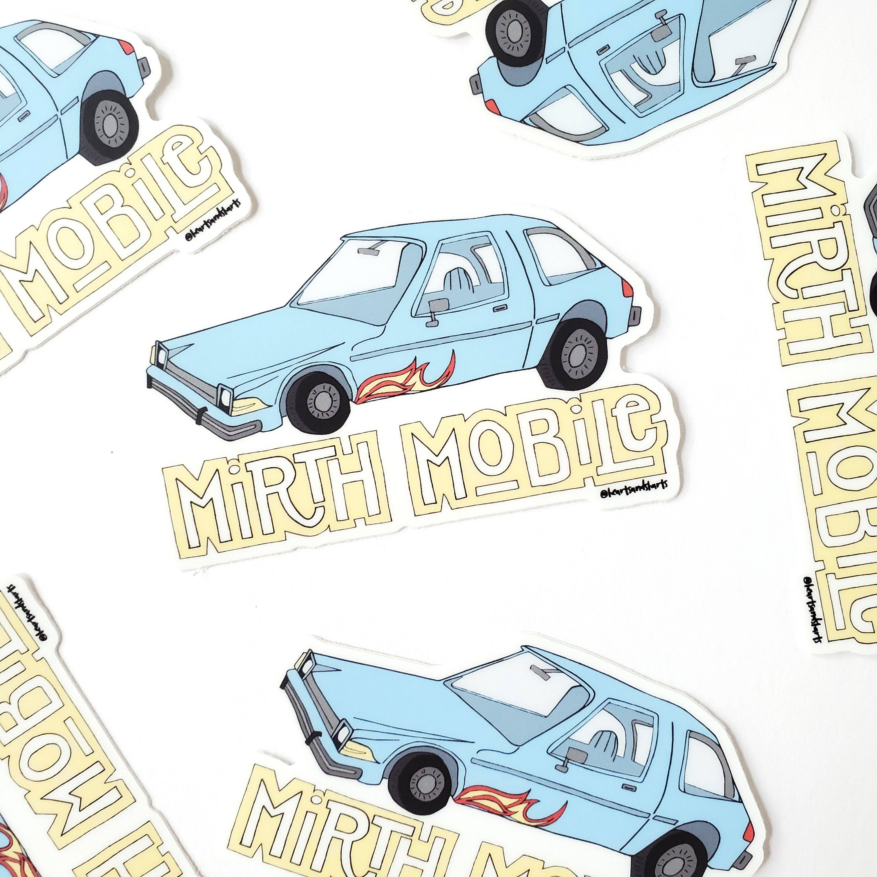 Wayne's World Mirth Mobile Sticker – Odd Bird Gifts