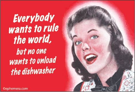 Everybody Wants to Rule the World Magnet – Odd Bird Gifts