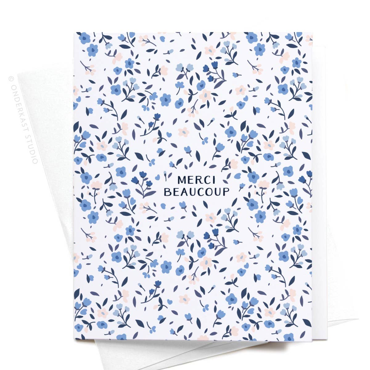 Merci Beaucoup Floral Thank You Card – Odd Bird Gifts