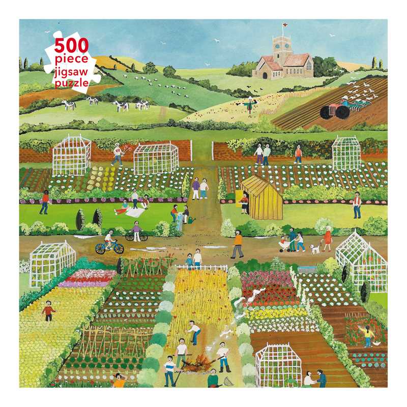 Allotments by Judy Joel 500 Piece Puzzle – Odd Bird Gifts