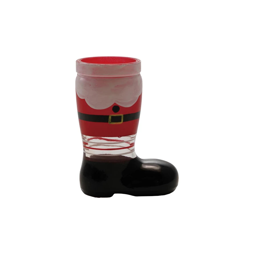 Santa Boot-Shaped Shot Glass – Odd Bird Gifts